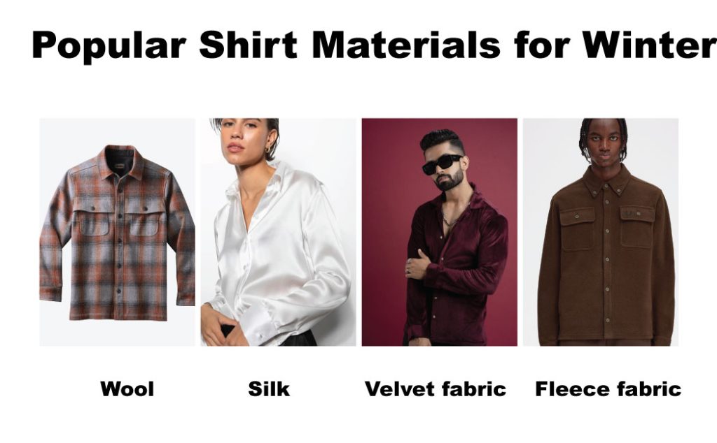 Study and Visualize Various Shirt Material types