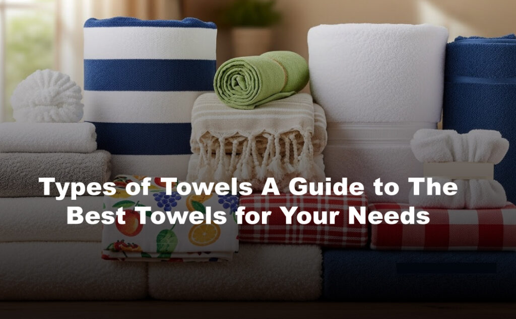 18 Types of Towels Guide: Names, Uses, and Materials
